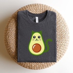 Avocado T-shirt, Avocado Shirt, Tropical Gift, Vegan Shirt, Cute ...