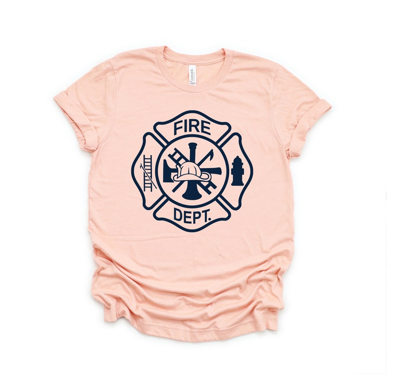 Firefighter Shirt Fireman Tee Fire Department Shirt First - Etsy