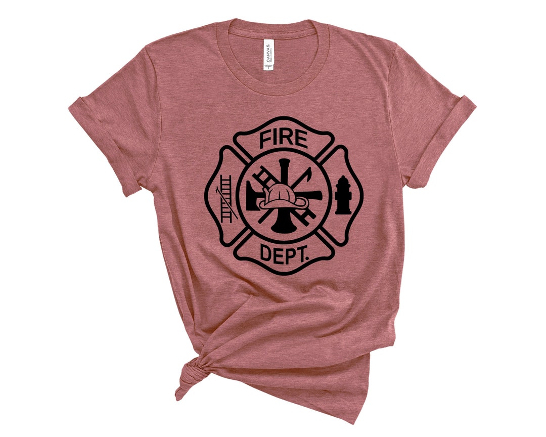 Firefighter Shirt, Fireman Tee, Fire Department Shirt, First Responder ...