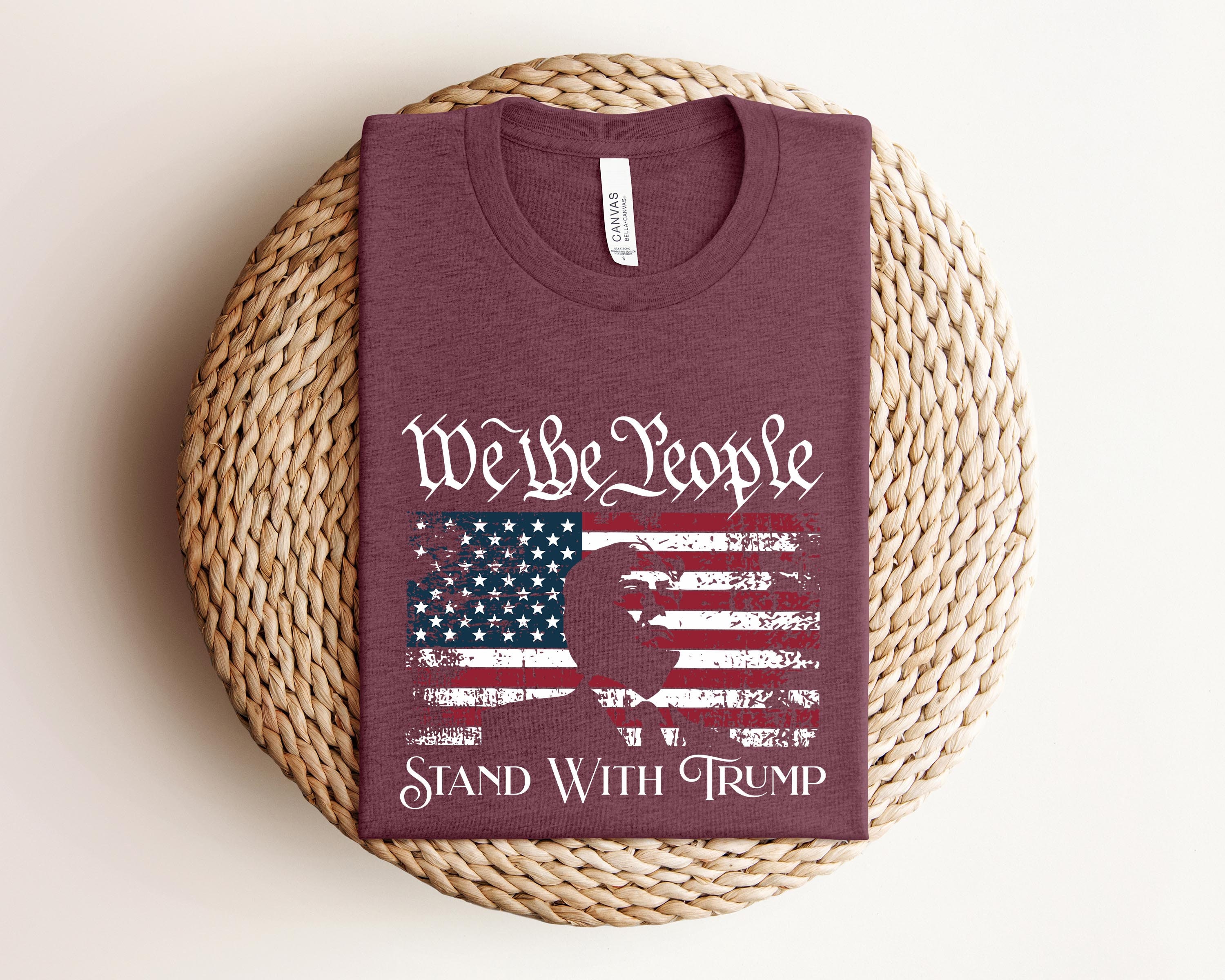 We the People Stand With Donald Trump Shirt, Support Trump Shirt ...