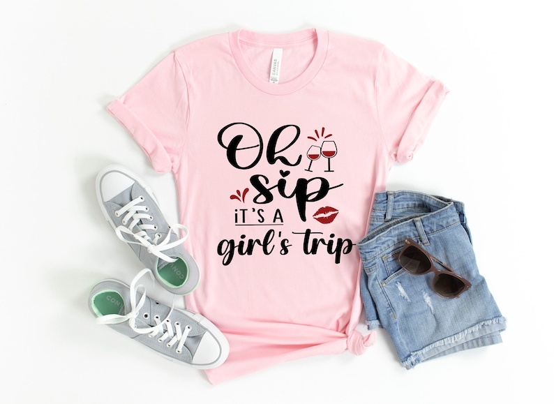 Cruise Shirtsoh Sip Its A Girls Trip Ladies Group Vacation T - Etsy