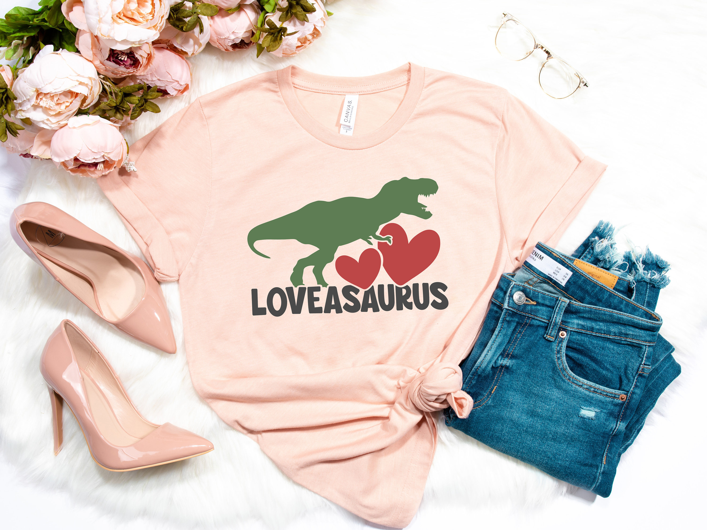 Loveasaurus Rex Boys Valentine Shirt Dinosaur Valentines Day - Etsy