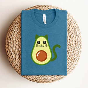 Avocado T-shirt, Avocado Shirt, Tropical Gift, Vegan Shirt, Cute ...