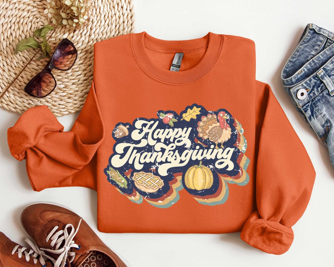 Family Thanksgiving 2023 Sweatshirt,happy Thanksgiving Sweatshirt ...
