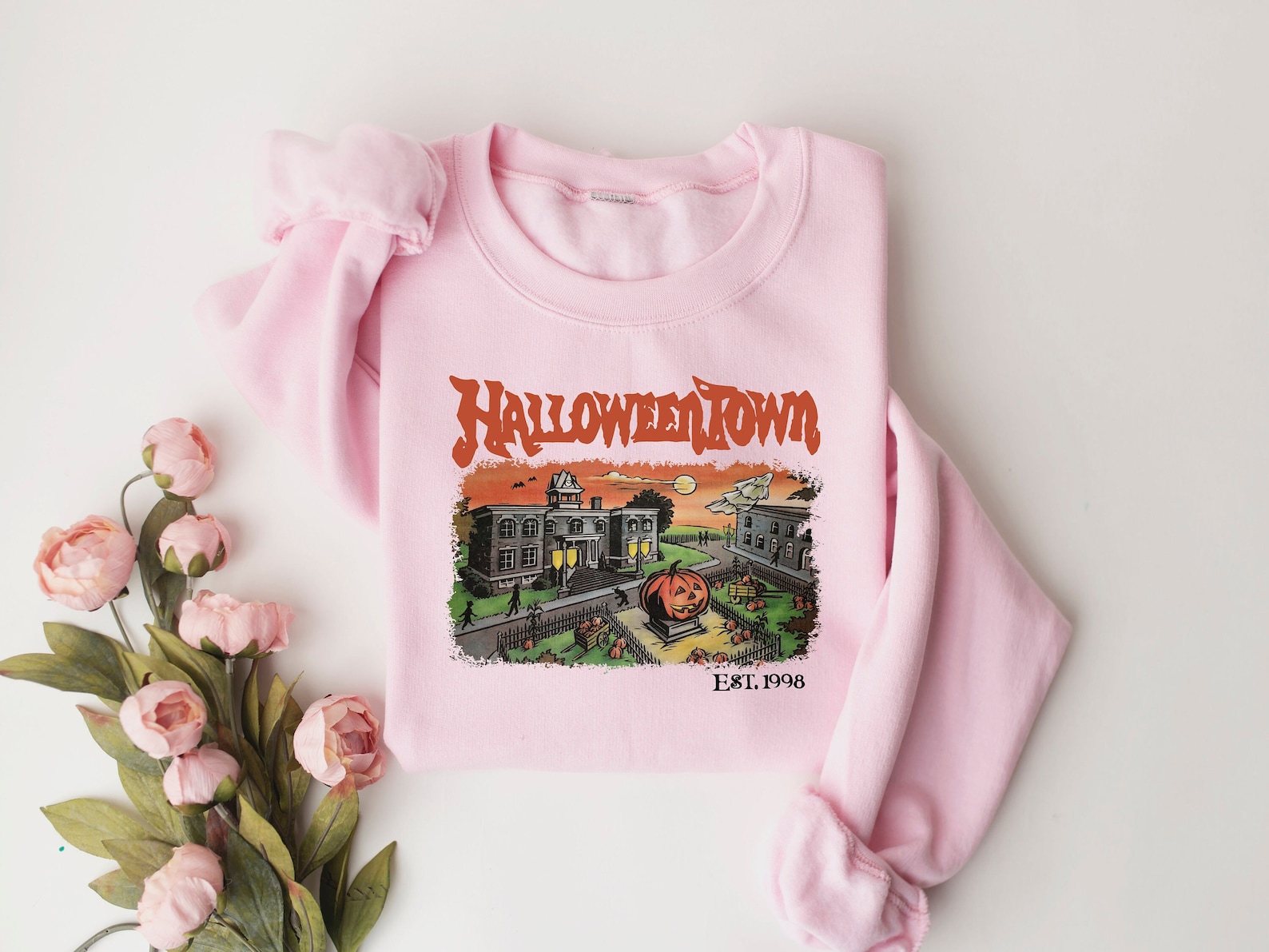Halloweentown Est 1998 Sweatshirt, Halloweentown University, Retro ...