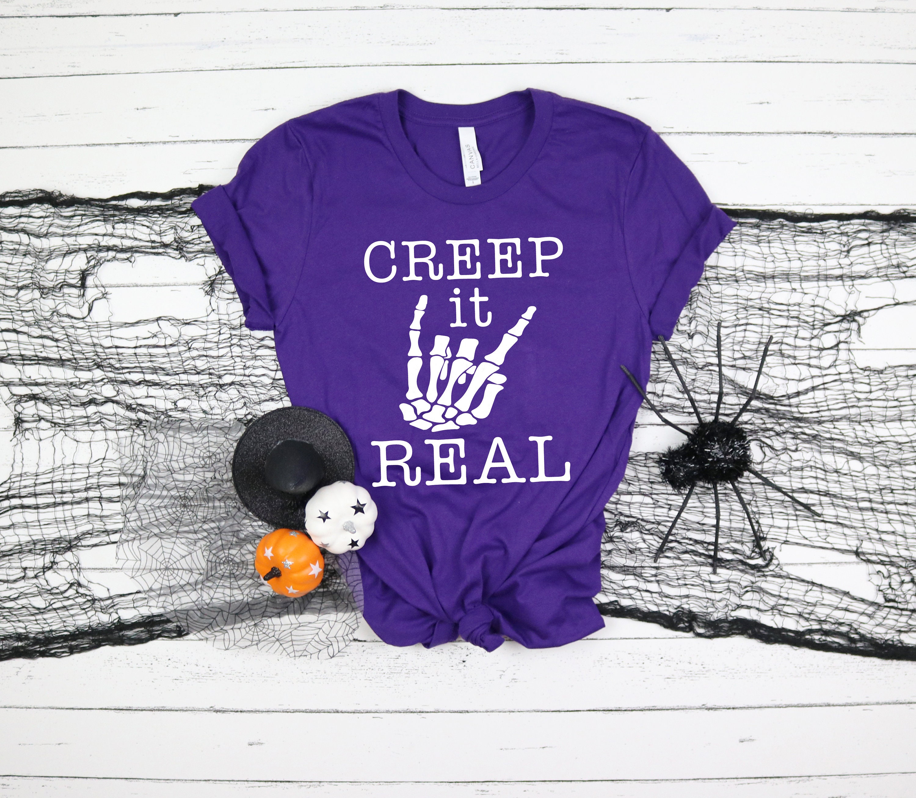 Creep It Real Shirt, Halloween Shirts, Halloween 2020 Shirt, Creepy ...