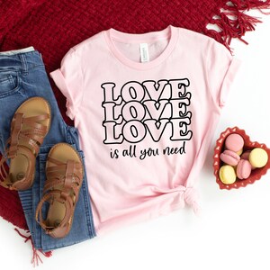 Love Shirt, Cute Love Shirt With Hearts, Boyfriend and Girlfriend Gift ...