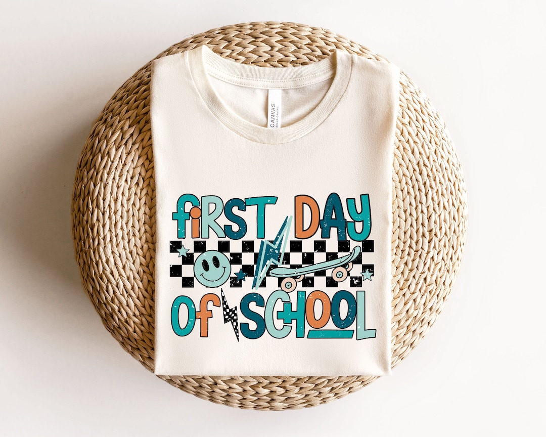 First Day of School Shirt - Happy First Day of School Shirt - Teacher ...