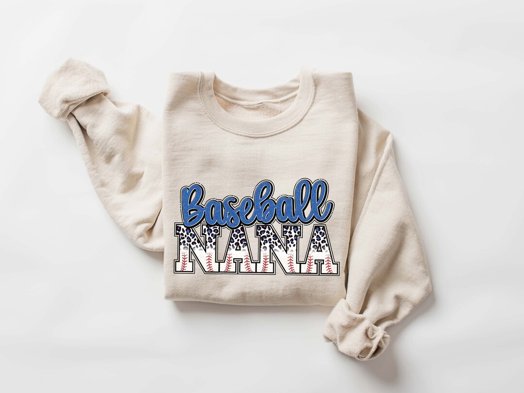 Baseball Nana Sweatshirt,baseball Grandma,baseball Nana Gift,nana ...