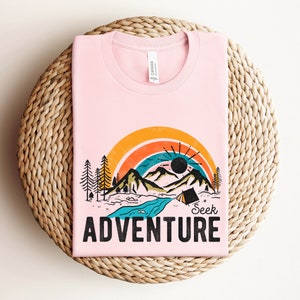 Seek Adventure Shirt,vacation Shirt,camping Shirt,hiking Shirt,nature ...