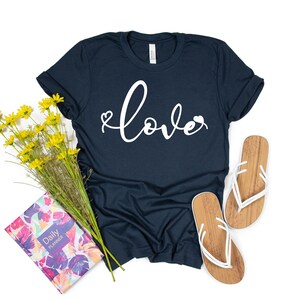Love Shirt, Cute Love Shirt With Hearts, Boyfriend and Girlfriend Gift ...