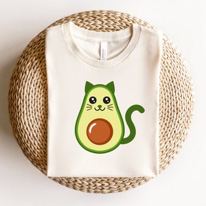 Avocado T-shirt, Avocado Shirt, Tropical Gift, Vegan Shirt, Cute ...