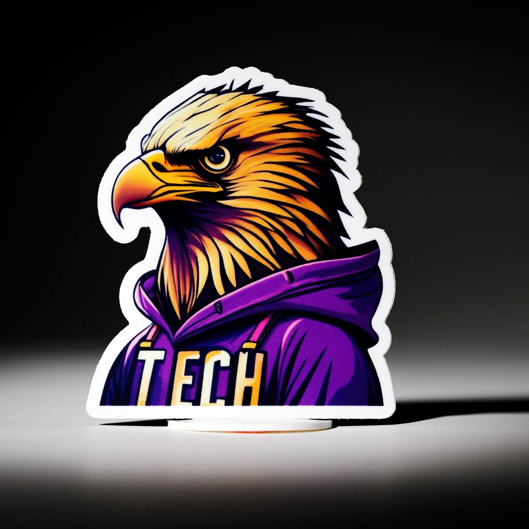 Tennessee Tech Golden Eagle in Hoodie Vinyl Stickertennessee Tech ...