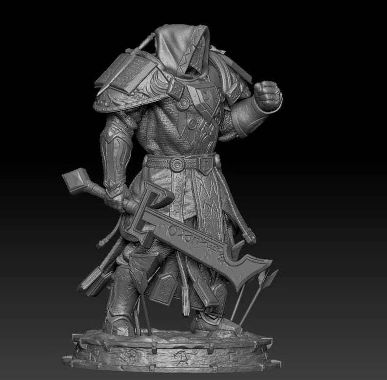 Paladin With Judgement Armor 3D Print File STL – Epic Wow Model for ...