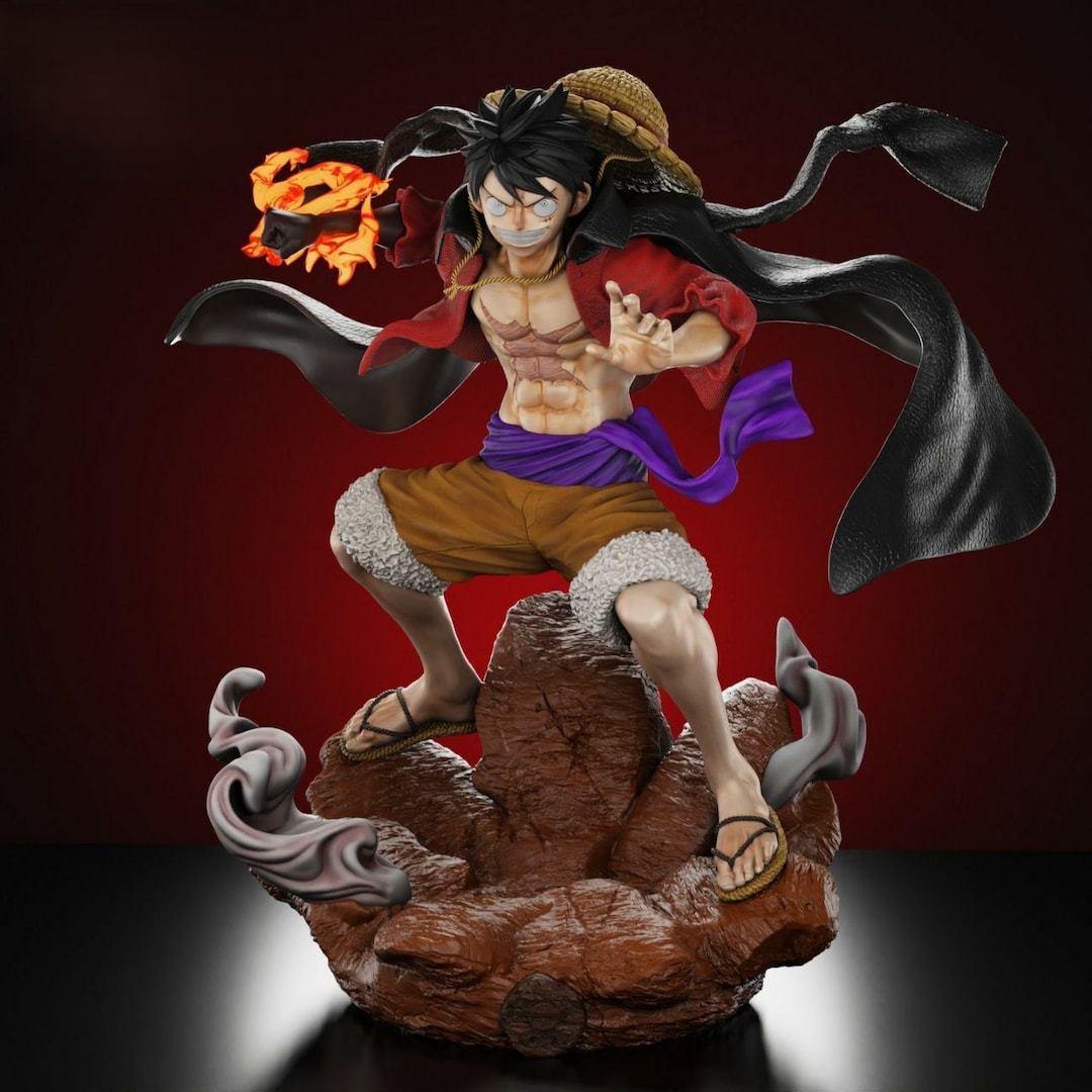 Monkey D. Luffy 3D Print File STL – Detailed Anime Model for Collectors ...