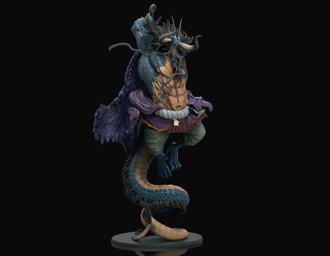 Kaido 3D Print File STL – Detailed Anime Model for Collectors and Fans ...