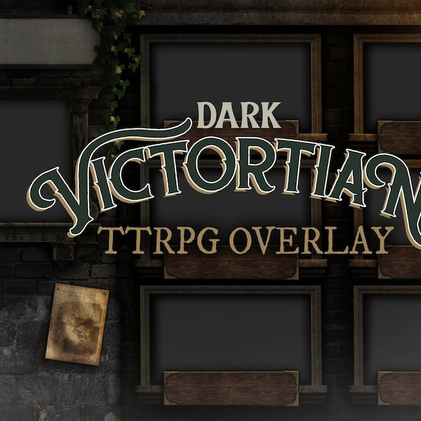 Victorian Stream Overlay - Etsy