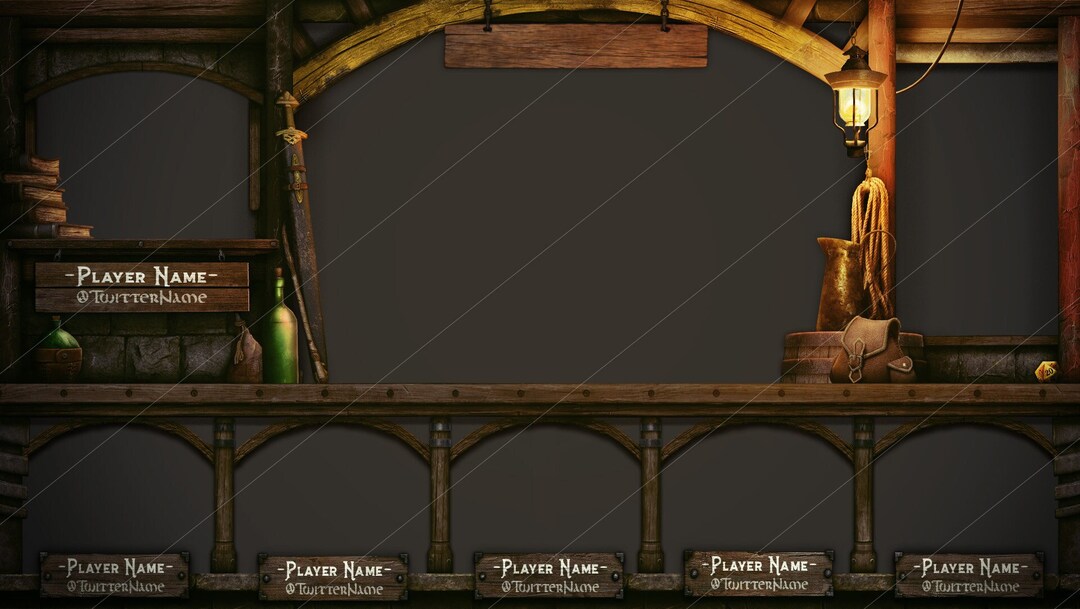 Custom-crafted Twitch Overlay for Tabletop Rpgs, Podcasts, and More - Etsy