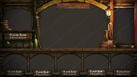 Custom-crafted Twitch Overlay for Tabletop Rpgs Podcasts and - Etsy Canada