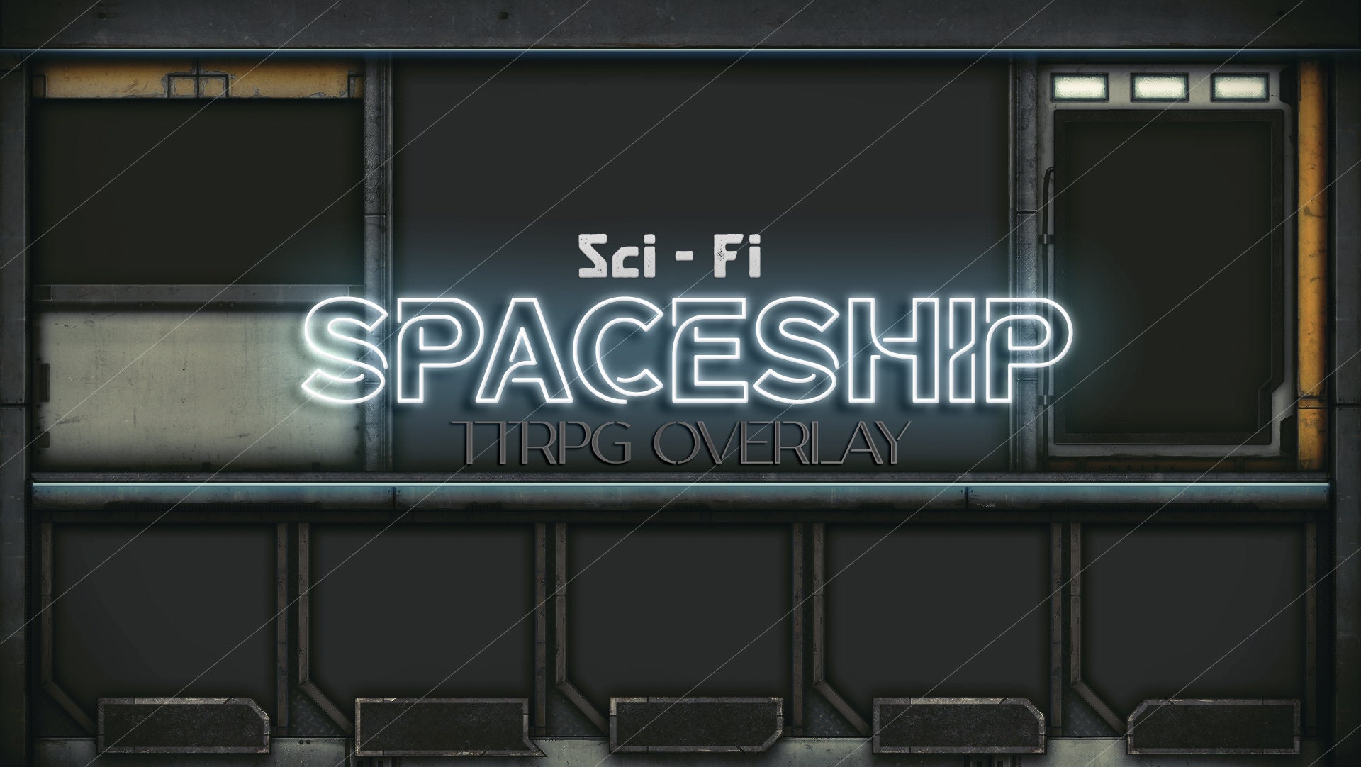 Sci-fi Spaceship TTRPG Overlay - Etsy