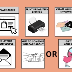 Printable Open When Letters for Boyfriend/ Girlfriend- Prewritten ...