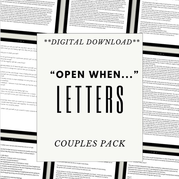 Open When - Etsy