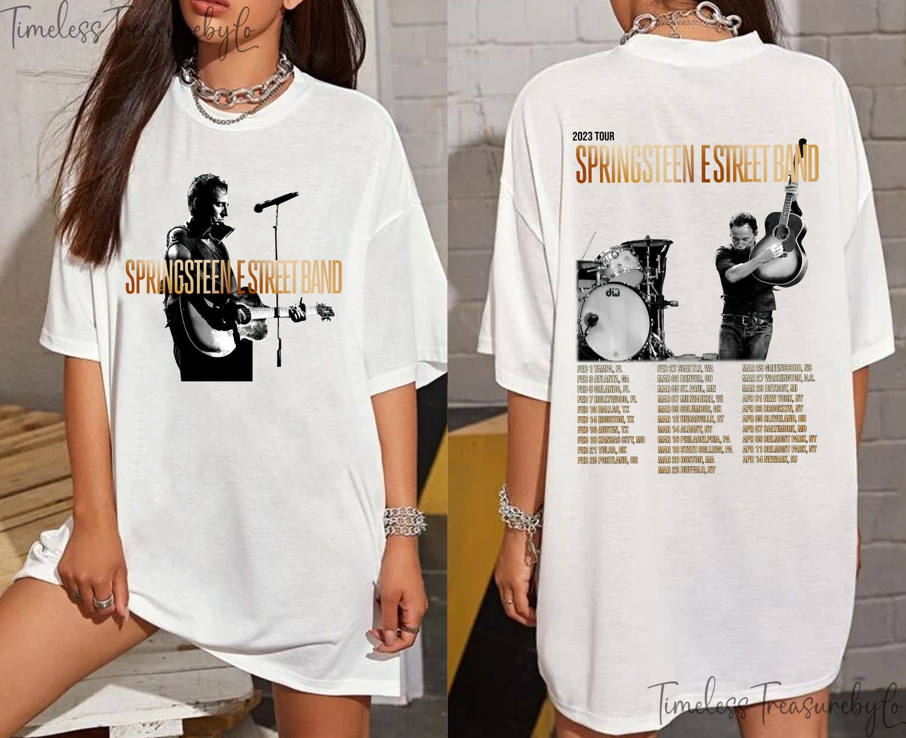 Bruce Springsteen And The E Street Band Tour 2023 Vintage Shirt ...