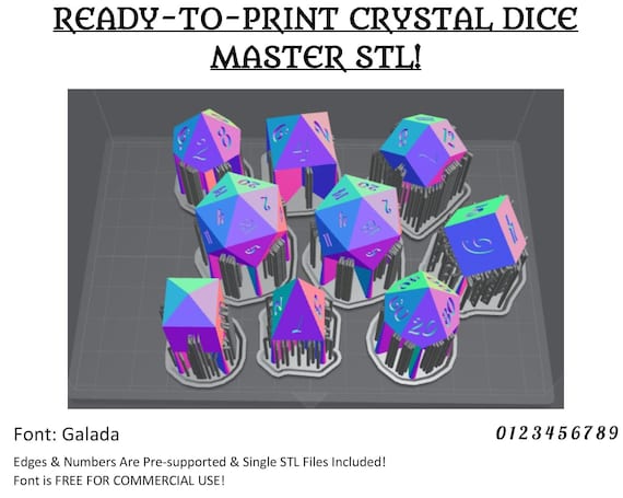 Sharp Edge Dice Masters Stl Dice Master Set for Mold Dice - Etsy