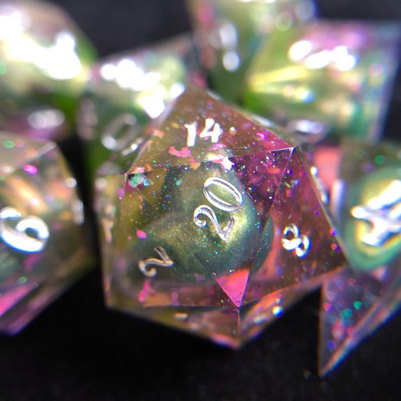 Zombie Horde Handmade Sharp Edge Dice Set Dnd Artisan Dice - Etsy