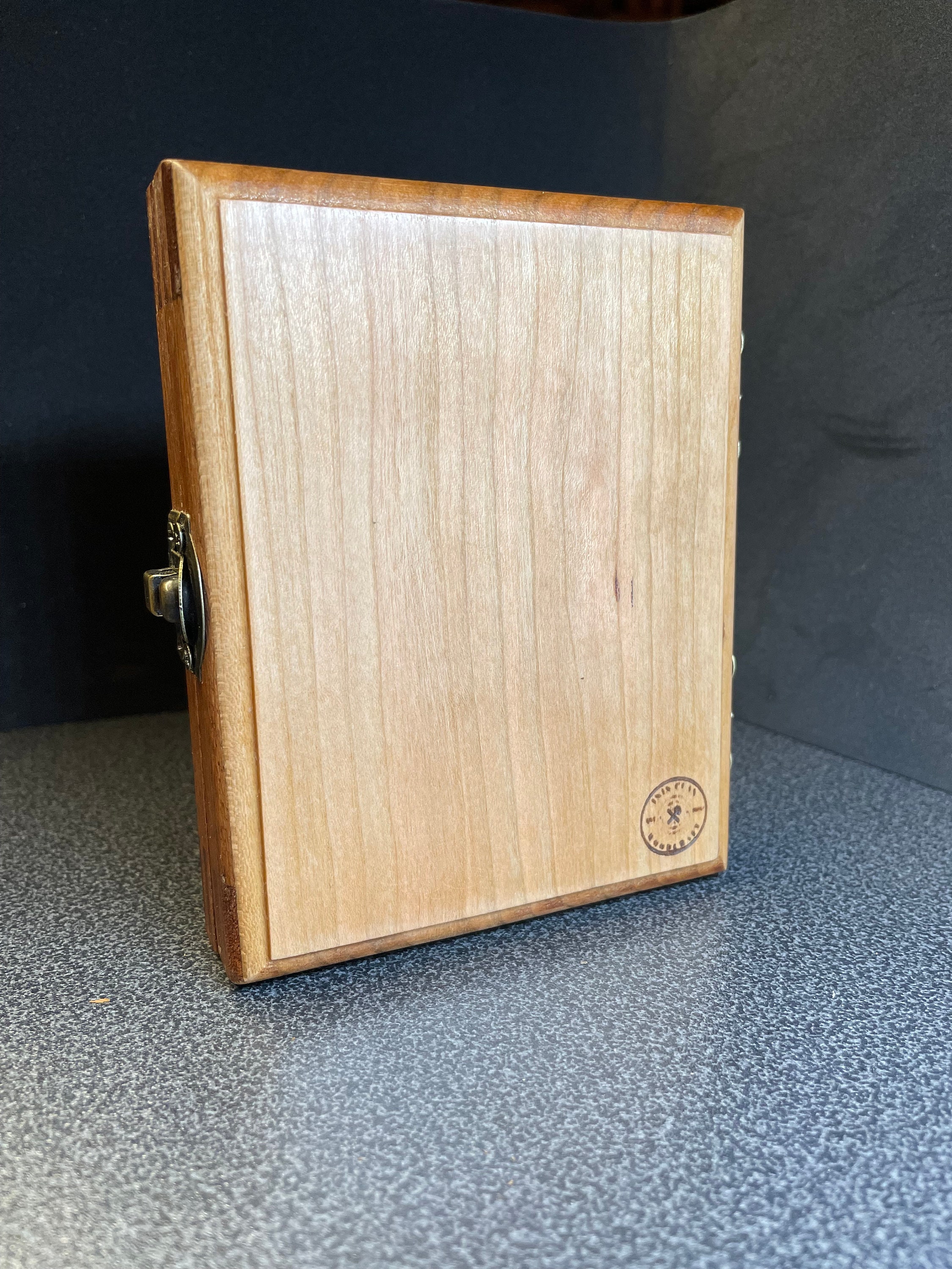 Handmade Personalised Wooden Fly Fishing Box Angler's Gift Tacklebox ...