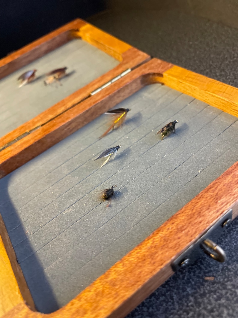 Fly Fishing Box Handmade Reclaimed Wood Heirloom Gift Angler Fisherman ...