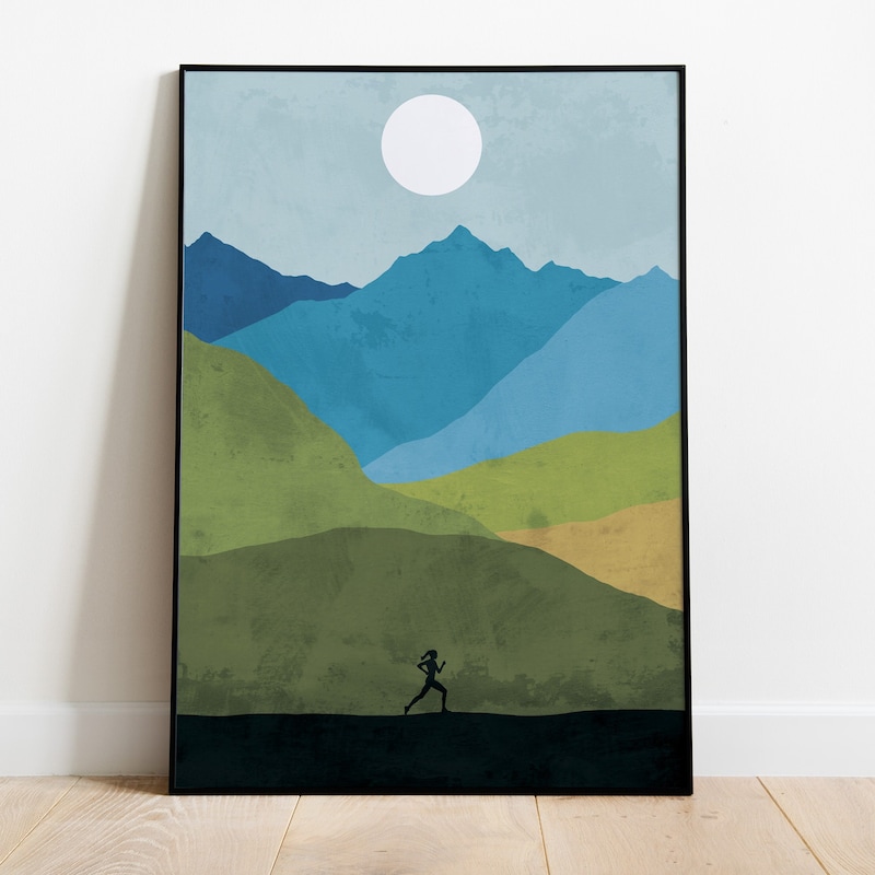 Running Art - Etsy