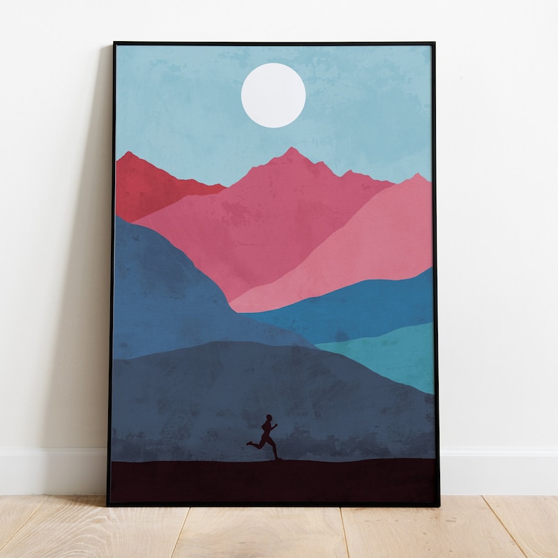 Running Art - Etsy