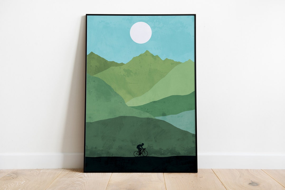 Cycling Print | Cycling Gifts | Cycling Poster | Cycling Art | Cycle ...