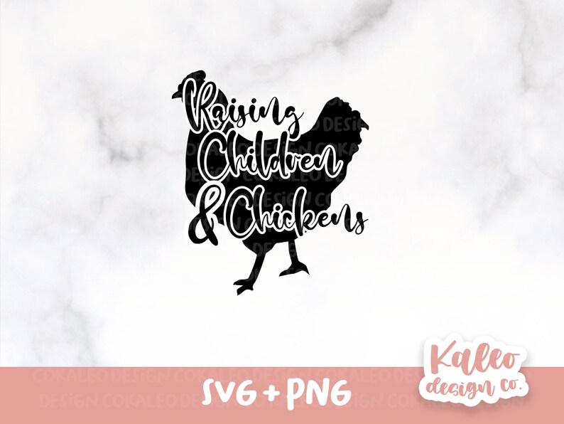 Criando niños y pollos SVG gallina svg gallo svg pollo svg - Etsy México
