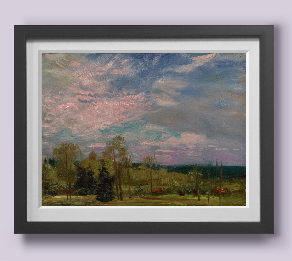 Poplar Buds-(unframed) 12”x16” Original Plein Air Landscape Painting in ...
