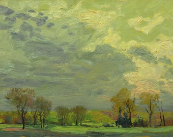 New York City Original Plein Air Oil Painting Central Park - Etsy