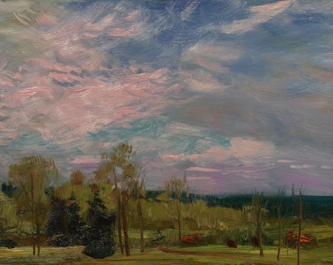 Framed French Landscape, Original Oil Painting, Signed by Jean Reneau ...