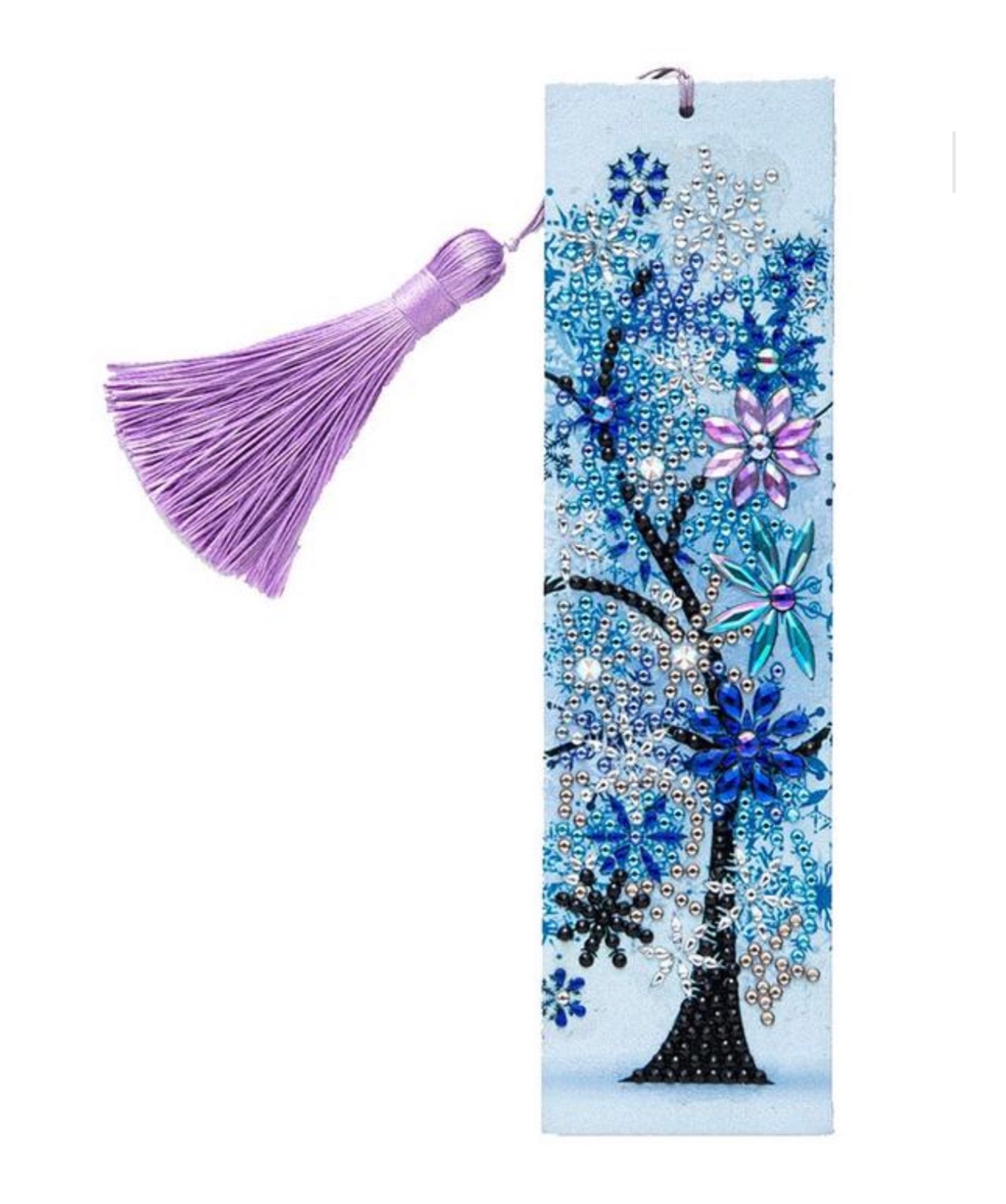 Tree in Winter Bookmark Diamond Painting Kit | Etsy