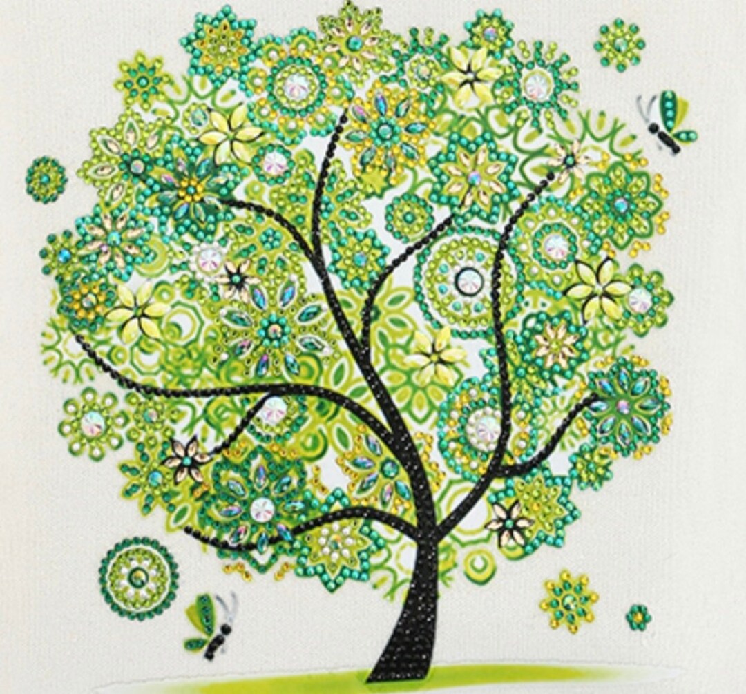Tree Diamond Painting Kit - Etsy