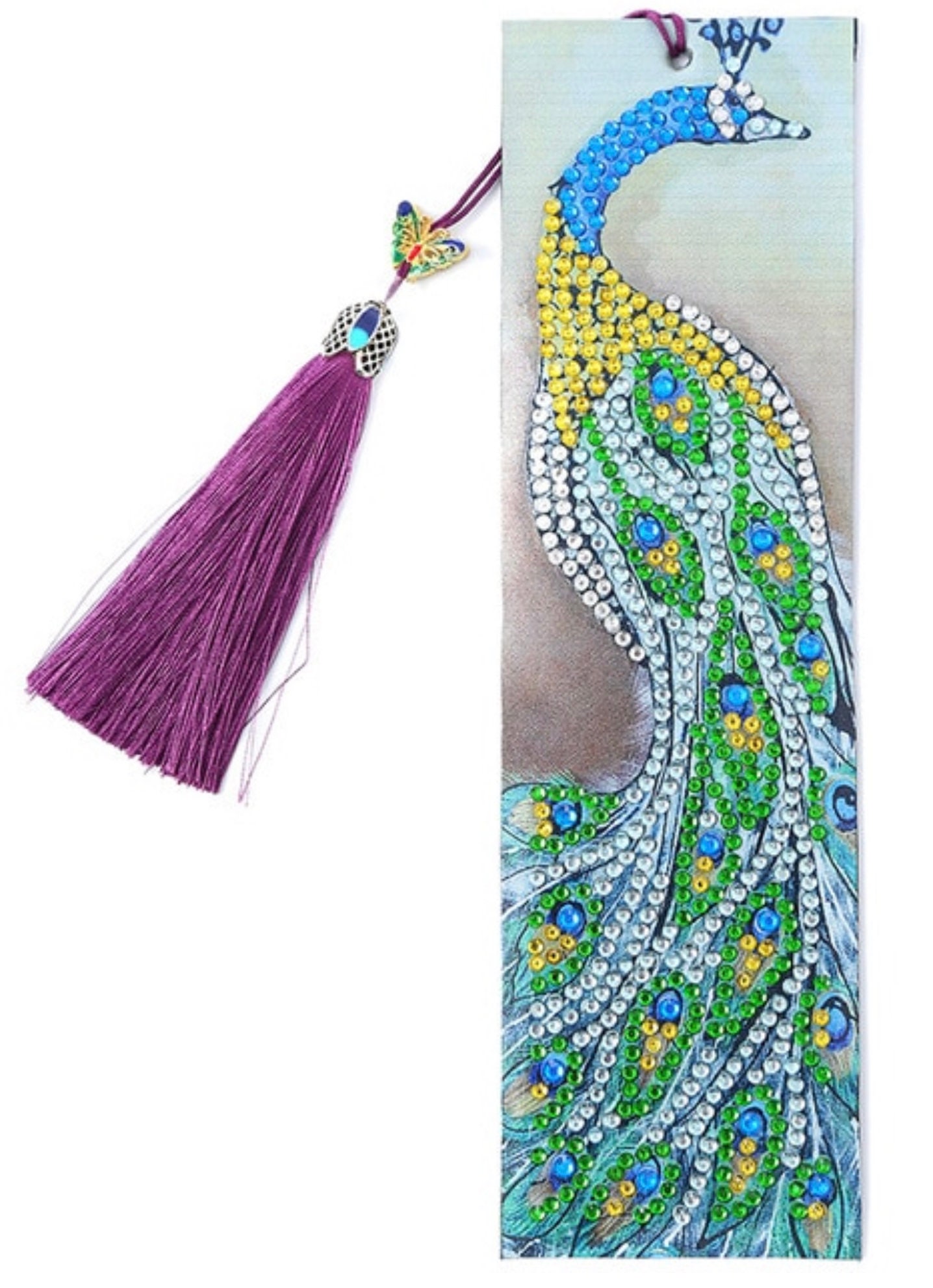 Peacock Bookmark Diamond Painting Kit - Etsy UK