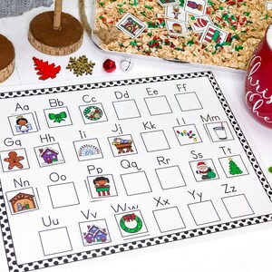 Christmas Activity for Kids, Beginning Sounds, Phonics Activity ...