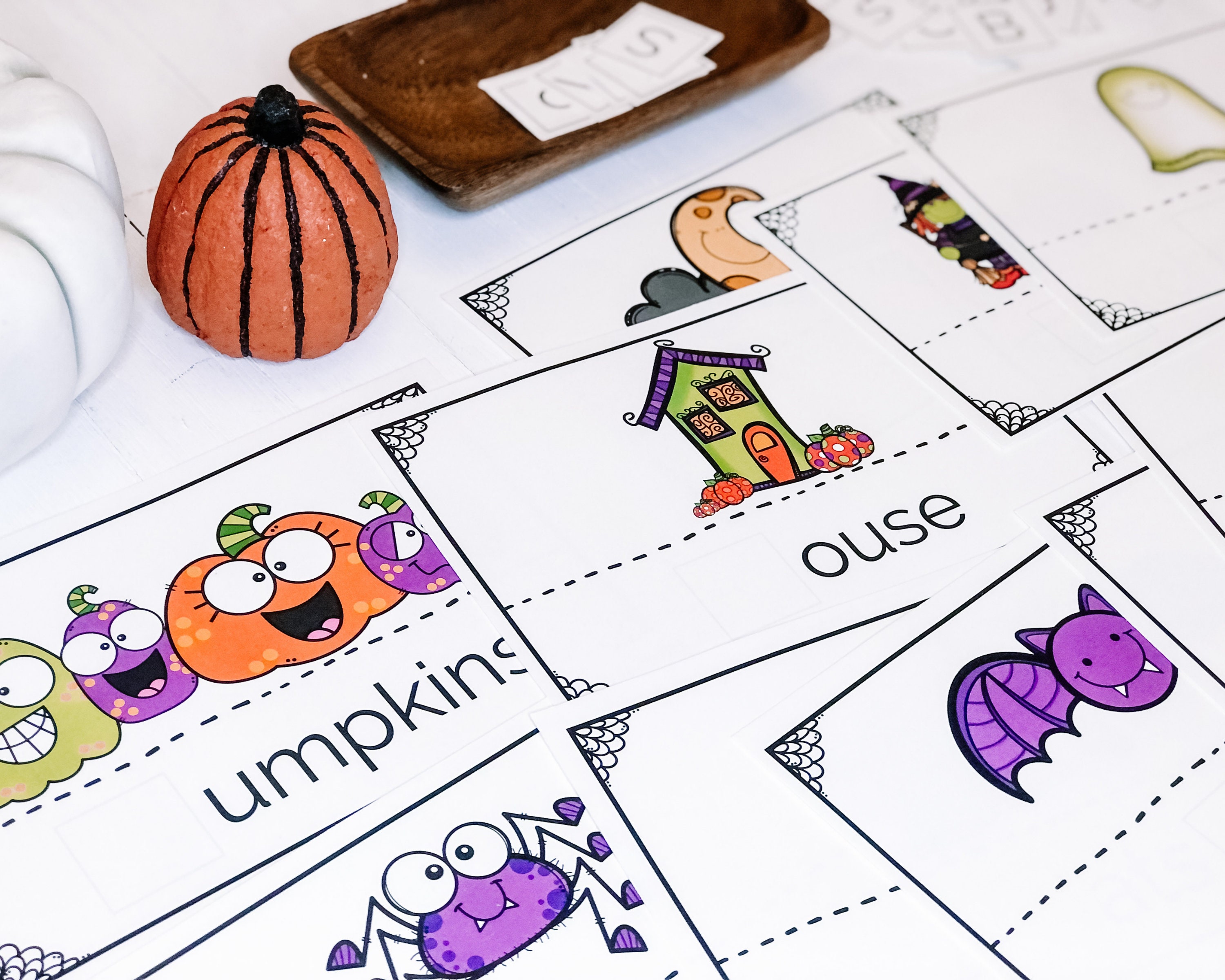 Beginning Sounds, Halloween Activity, Printable Alphabet Game ...