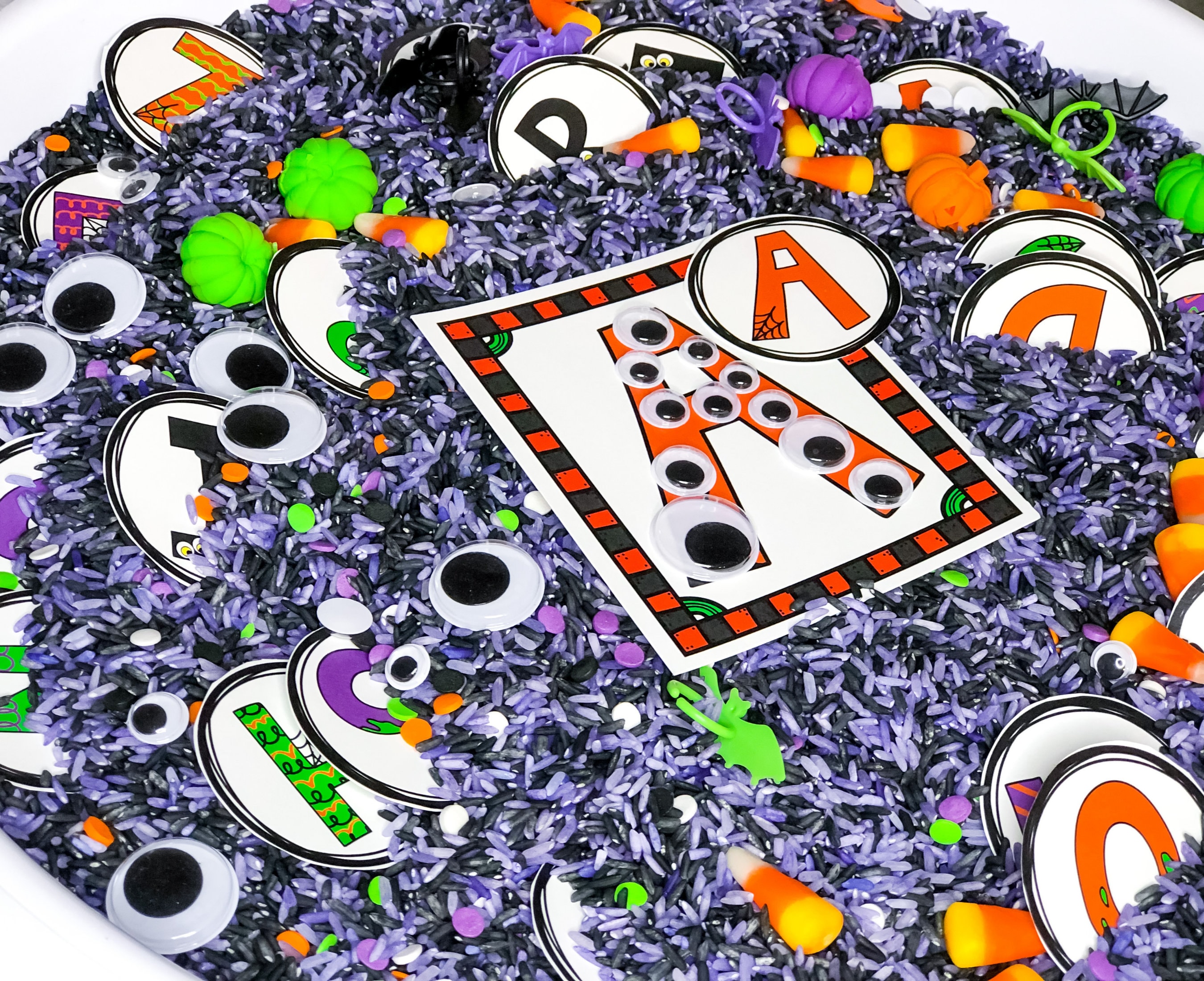 Alphabet Cards Printable, Halloween Activity for Kids, Preschool ...