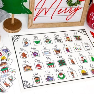 Christmas Activity for Kids, Beginning Sounds, Phonics Activity ...
