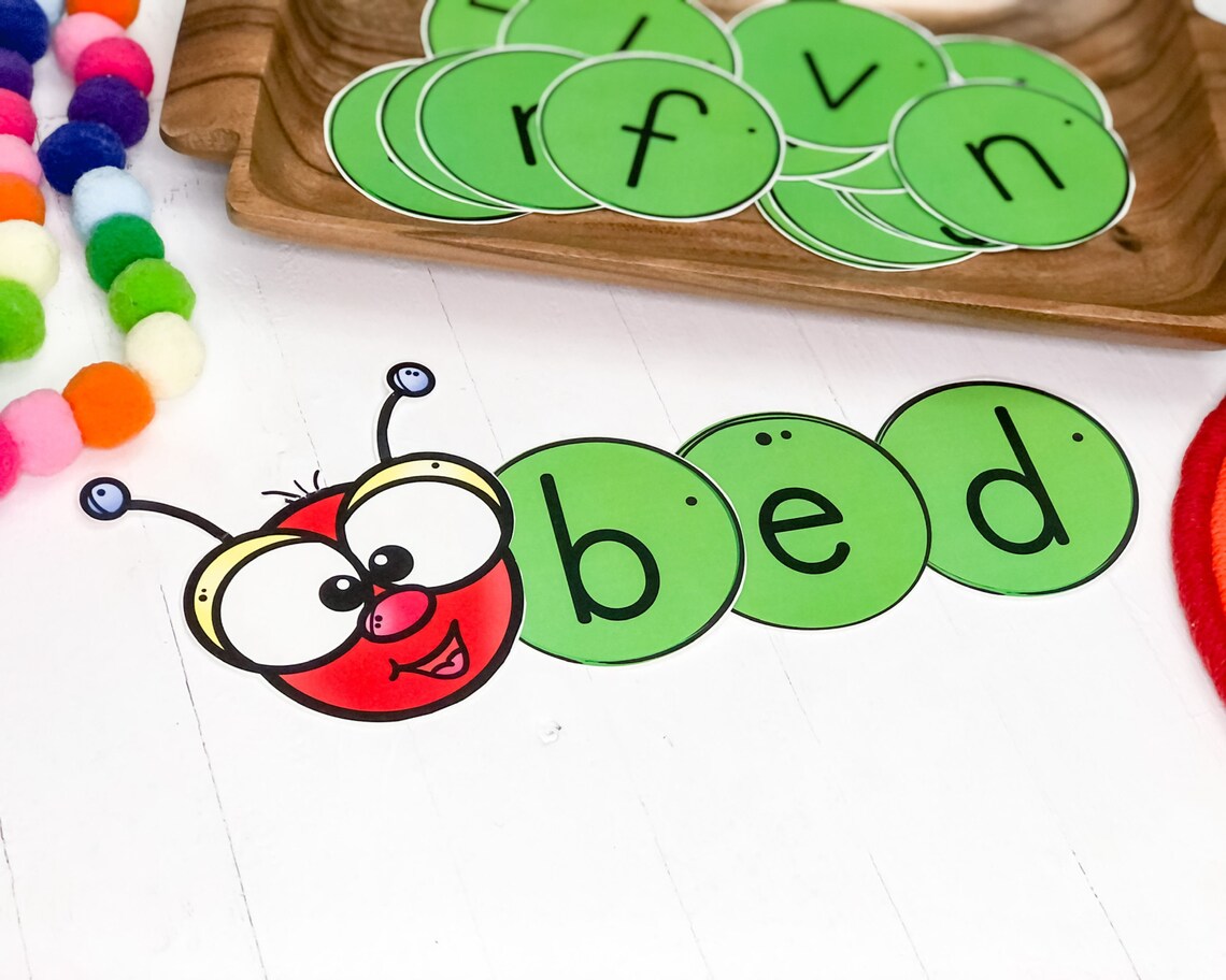 Word Families CVC Word Game Preschool Printable Rhyming - Etsy