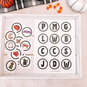 Halloween Matching Game Printable Preschool & Kindergarten | Etsy