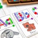 Alphabet Tracing Flashcards, Animal Theme, Printable, Preschool ...
