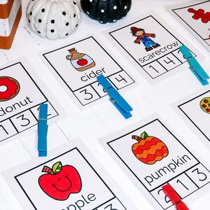 Fall Syllable Game Printable | Literacy Activity for Kids | Preschool ...