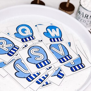 Alphabet Tracing Printable, Letter Tracing, Winter Activity for Kids ...